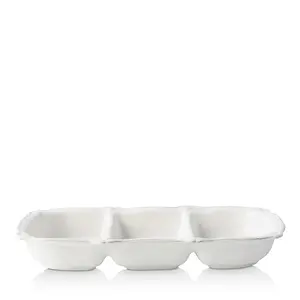 JULISKA Berry & Thread Triple Section Server - Whitewash