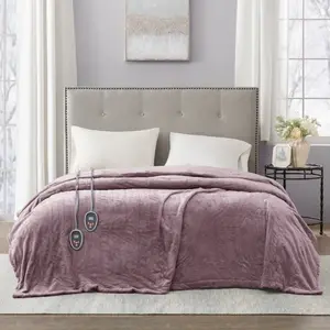 BEAUTYREST Plush Heated Blanket, Queen