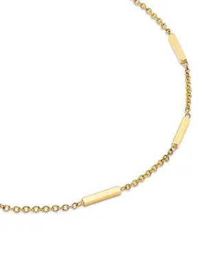 Zoe Chicco 14k Yellow Bar Link Bracelet