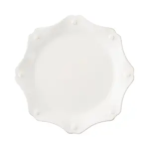 JULISKA Berry & Thread Scallop Dessert/salad Plate - Whitewash