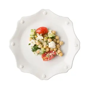 JULISKA Berry & Thread Scallop Dessert/salad Plate - Whitewash