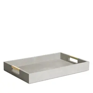 Aerin Modern Shagreen Desk Tray Dove