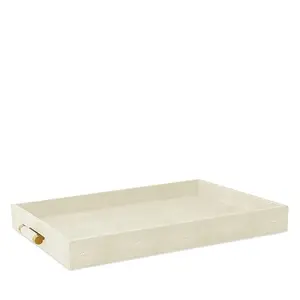 Aerin Classic Shagreen Butler Tray - Cream