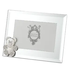 OLIVIA RIEGEL Teddy Bear 4 X 6 Picture Frame - Silver