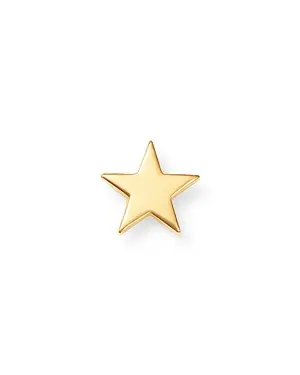 Zoe Chicco 14k Yellow Itty Bitty Star Stud Earring - Gold