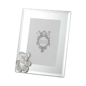OLIVIA RIEGEL Teddy Bear 5 X 7 Picture Frame - Silver
