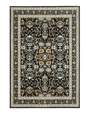 KARASTAN Zephyr Amphora Area Rug, 5'3 X 7'10 - Black