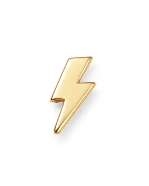 Zoe Chicco 14k Yellow Lightning Stud Earrings - Gold