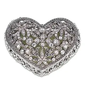 OLIVIA RIEGEL Luxembourg Heart Box Silver