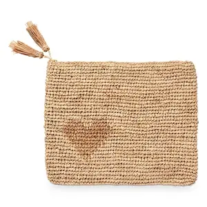 Aerin Raffia Pouch