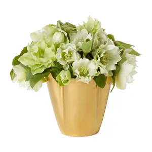 Aerin Gilded Clover Small Vase