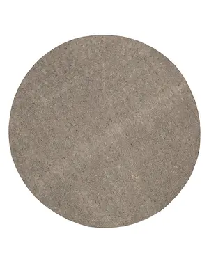 KARASTAN Dual Surface Thin Lock Rug Pad Round Area Rug, 8' X 8 - Gray