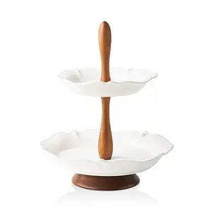 JULISKA Berry & Thread Tiered Serving Stand - Whitewash