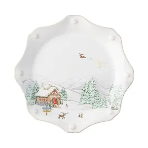 JULISKA Berry & Thread North Pole Dessert/salad Plate Assorted Set/4