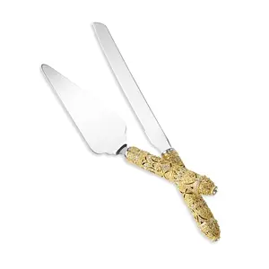 OLIVIA RIEGEL Windsor 2- Piece Dessert Serving Set - Gold