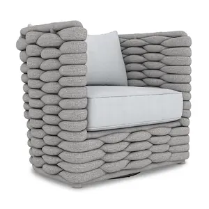 BERNHARDT Wailea Outdoor Swivel Chair - White