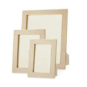 Aerin Classic Croc Leather Frame, 8 X 10