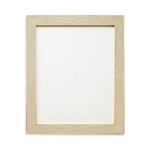 Aerin Classic Croc Leather Frame, 8 X 10