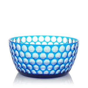 MARIO LUCA GIUSTI Acrylic Lente Salad Bowl - Blue