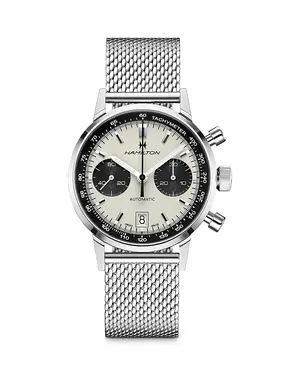 Hamilton Intra-matic American Classic Chronograph, 40mm - White/silver