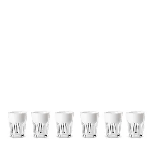 MARIO LUCA GIUSTI Acrylic Double Face Acrylic Tumbler, Set Of 6 - White