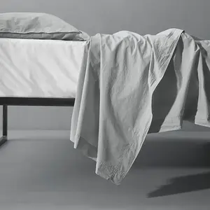 SOCIETY LIMONTA Nite Cotton Flat Sheet, King/queen - Perla