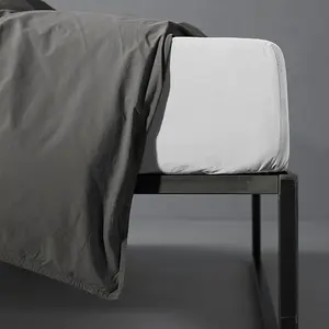 SOCIETY LIMONTA Nite Cotton Fitted Sheet, Queen - Bianco
