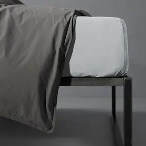 SOCIETY LIMONTA Nite Cotton Fitted Sheet, Queen - Perla
