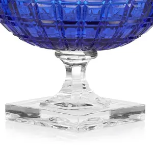 MARIO LUCA GIUSTI Acrylic Winston Acrylic Footed Coupe Glass - Blue