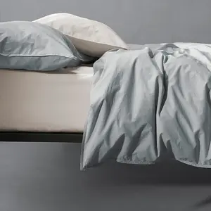 SOCIETY LIMONTA Nite Cotton Duvet Cover, Queen - Perla