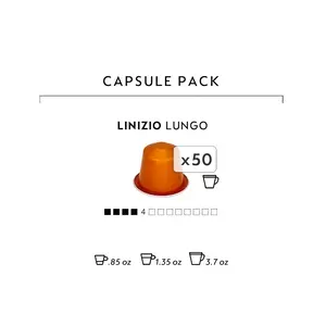 NESPRESSO Linizio Lungo Capsules, 50 Count