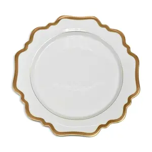 ANNA WEATHERLEY Antique White With Gold Dinner Plate - White/gold