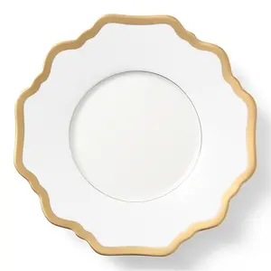 ANNA WEATHERLEY Antique White With Gold Saucer - White/gold