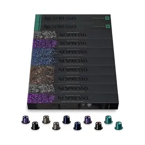 NESPRESSO Originalline Variety Pack Dark Roast Espresso Coffee Capsules, 100 Count - No Color