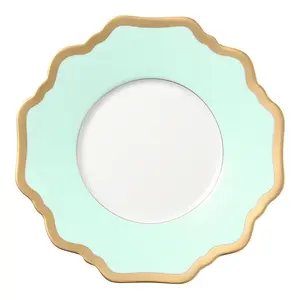 ANNA WEATHERLEY Anna's Palette Tea Saucer - Aqua Green