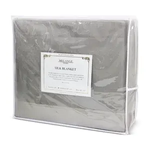 MELANGE COLLECTION Home Plaza Silk Blanket, Twin
