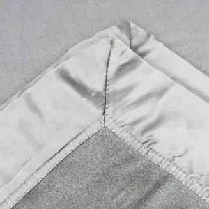 MELANGE COLLECTION Home Plaza Silk Blanket, Twin