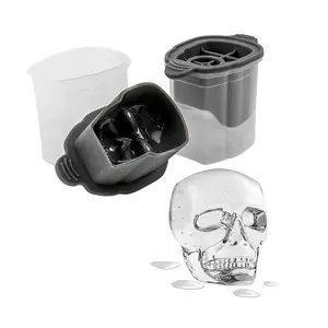 TOVOLO Skull Ice Mold, Set Of 2 - No Color