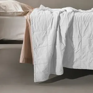 SOCIETY LIMONTA Nite Cotton Quilt, King Bianco