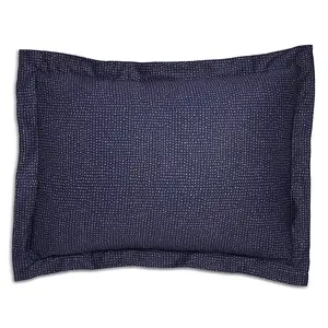 SCHLOSSBERG Erin Sateen Sham, Standard - Navy Bleu