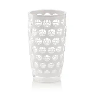 MARIO LUCA GIUSTI Acrylic Lente Highball Glass - White