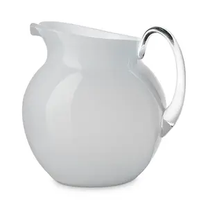 MARIO LUCA GIUSTI Acrylic Palla Transparente Pitcher - White