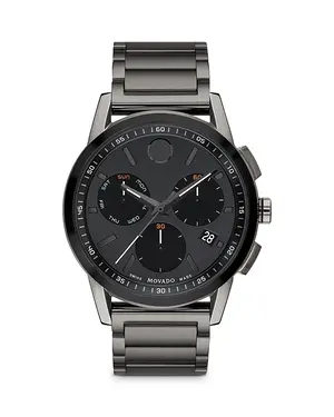 Movado Museum Sport Chronograph, 43mm - Black/gray