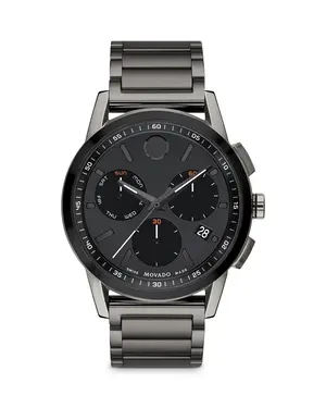 Movado Museum Sport Chronograph, 43mm - Black/gray