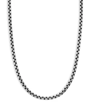 David Yurman Medium Box Chain Necklace - Silver