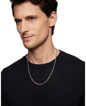 David Yurman Medium Box Chain - Silver