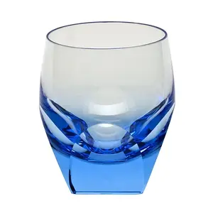 MOSER Bar Double Old-fashioned Glass - Aquamarine