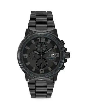 Citizen Eco-drive Nighthawk Chronograph 42mm - Black