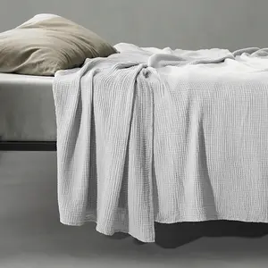 SOCIETY LIMONTA Free New Cotton Bedspread, King/queen - Bianco