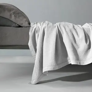 SOCIETY LIMONTA Goff Cotton Bedspread, King/queen - Bianco